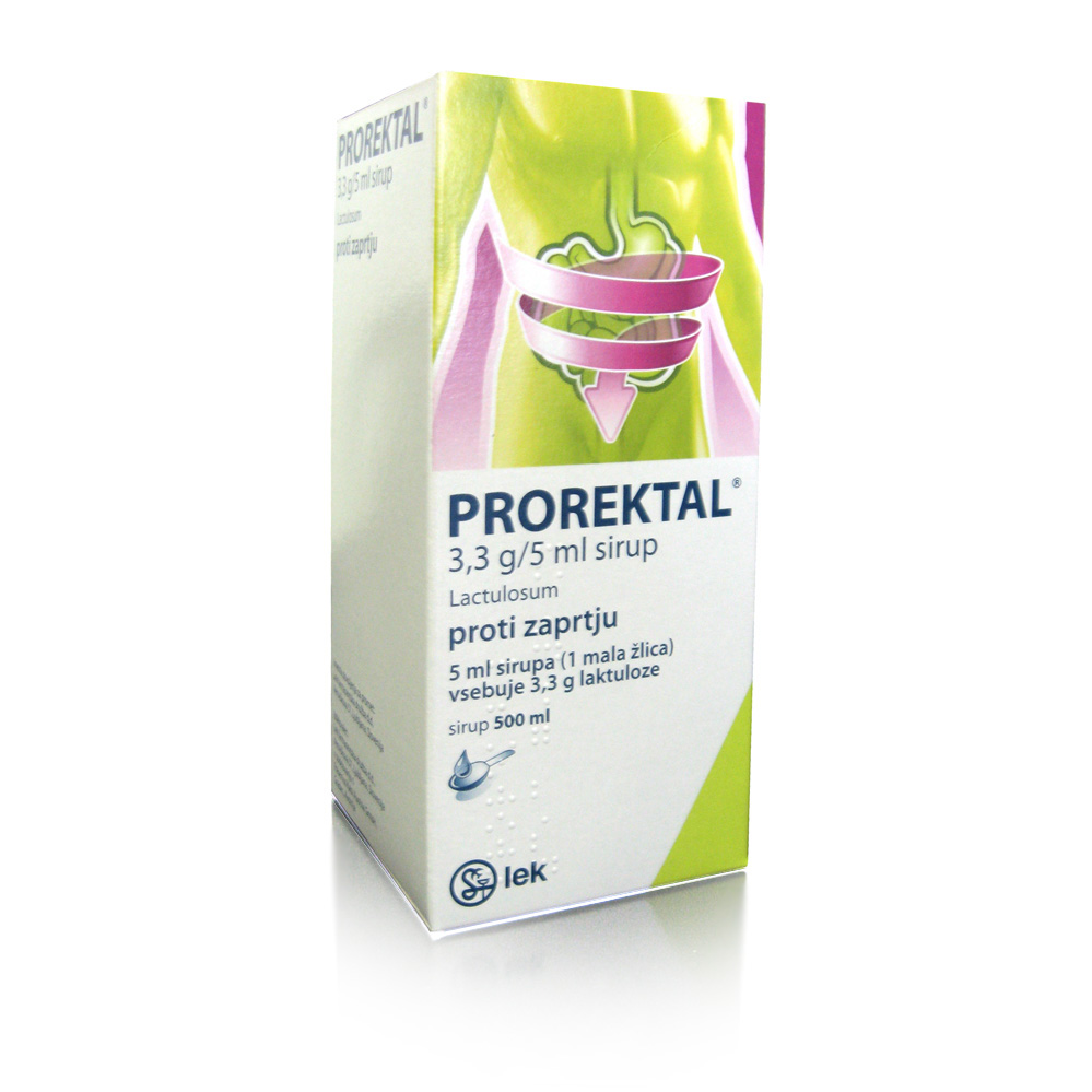 Prorektal 3,3 g/5 ml, peroralna raztopina (500 ml) | Lekarnar.com