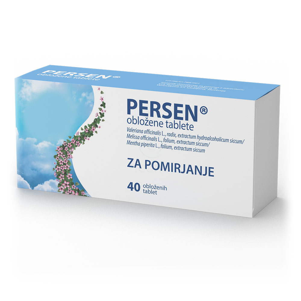 Persen tablete za spanje in pomiritev brez recepta (40 tablet ...