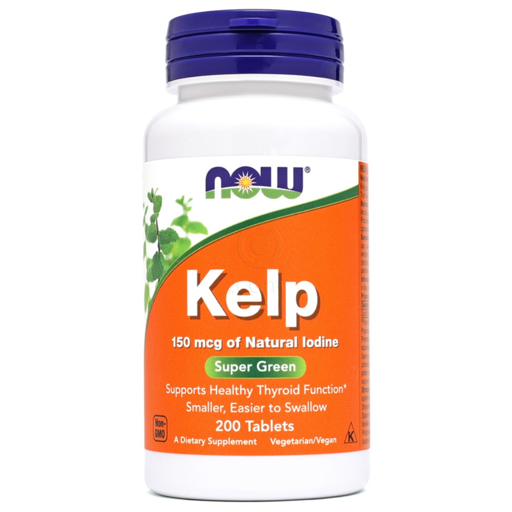 Kelp Jod NOW, tablete (200 tablet) | Lekarnar.com