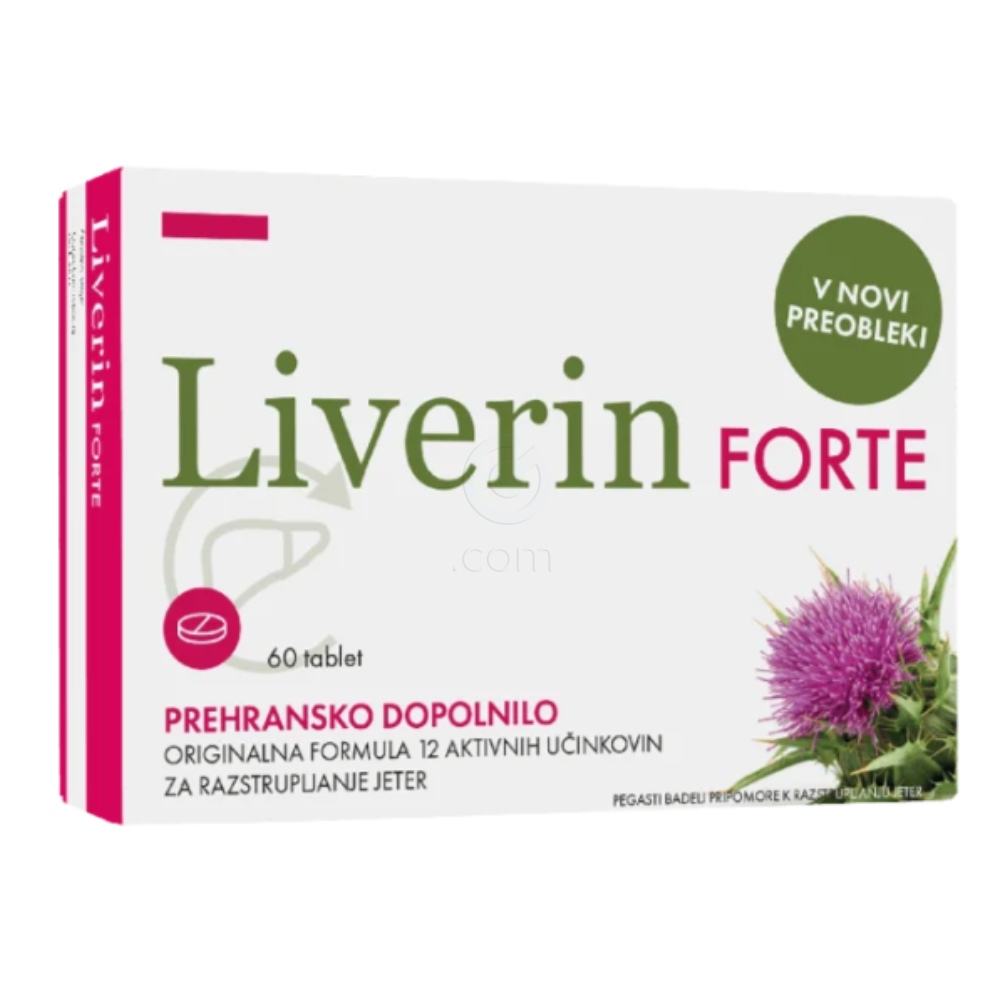 Liverin forte, 60 tablet ali 240 tablet (veliko pakiranje) | Lekarnar.com