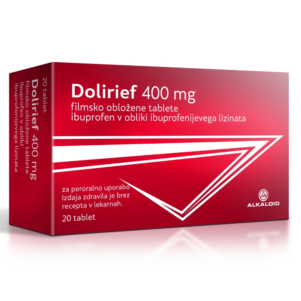 Dolirief 400 mg, filmsko obložene tablete (20 tablet) | Lekarnar.com