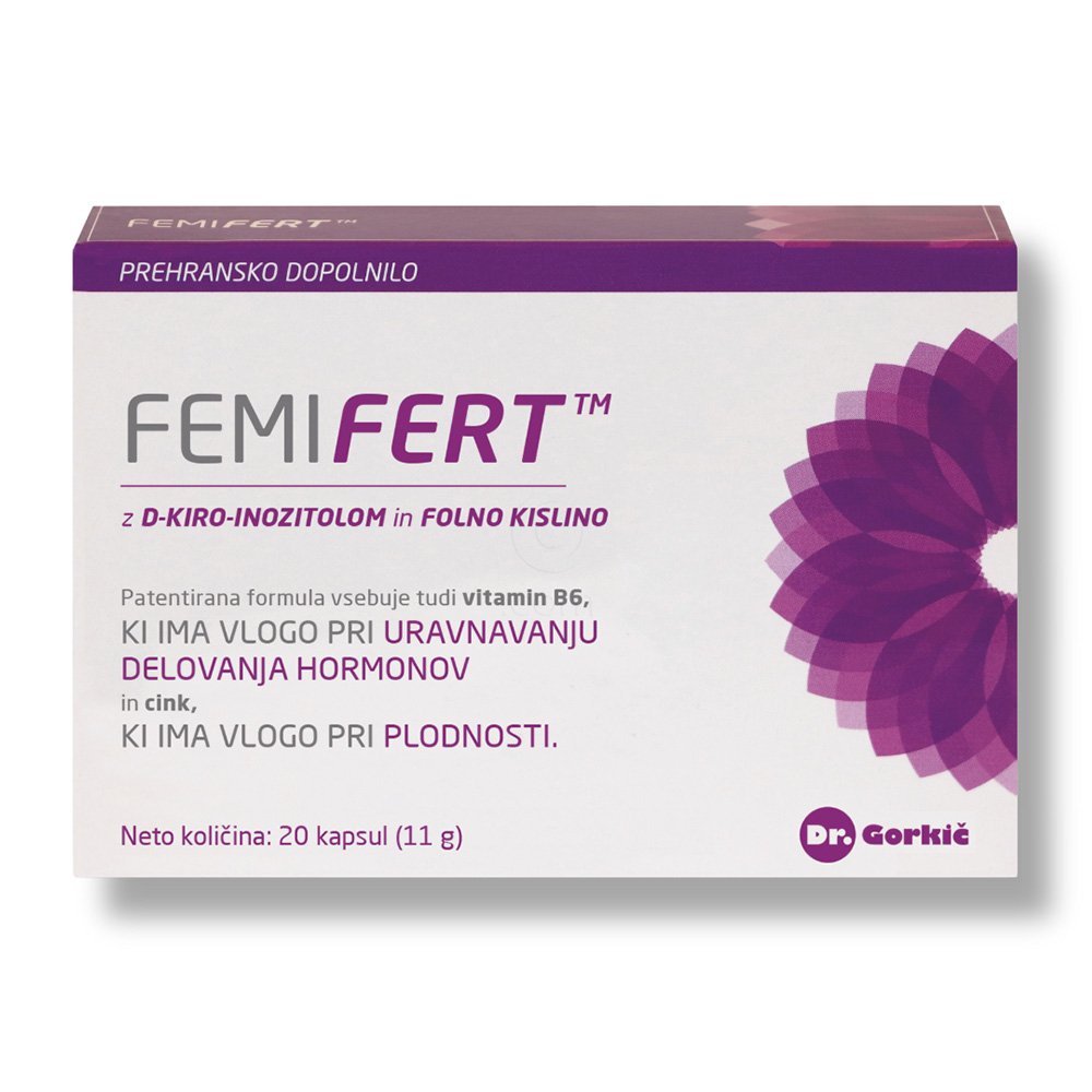 Femifert, kapsule (20 kapsul) | Lekarnar.com