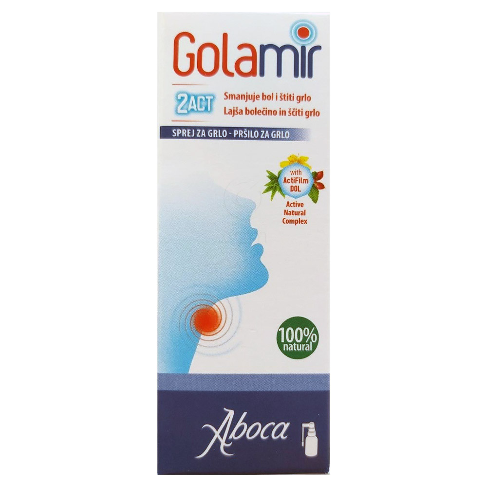 Golamir 2ACT Aboca, pršilo (30 ml) | Lekarnar.com