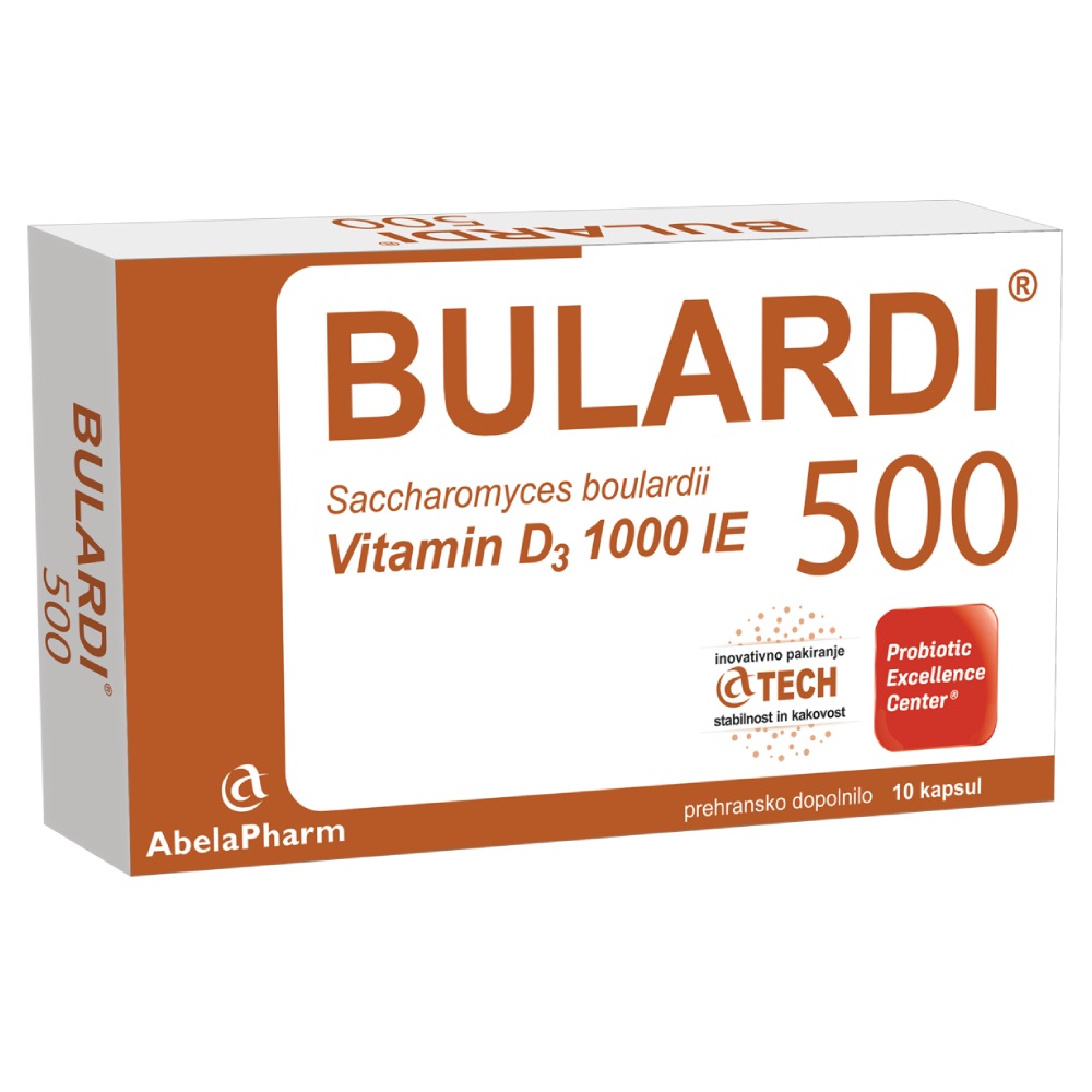 Abela Pharm Boulardi 500, kapsule (10 kapsul) | Lekarnar.com