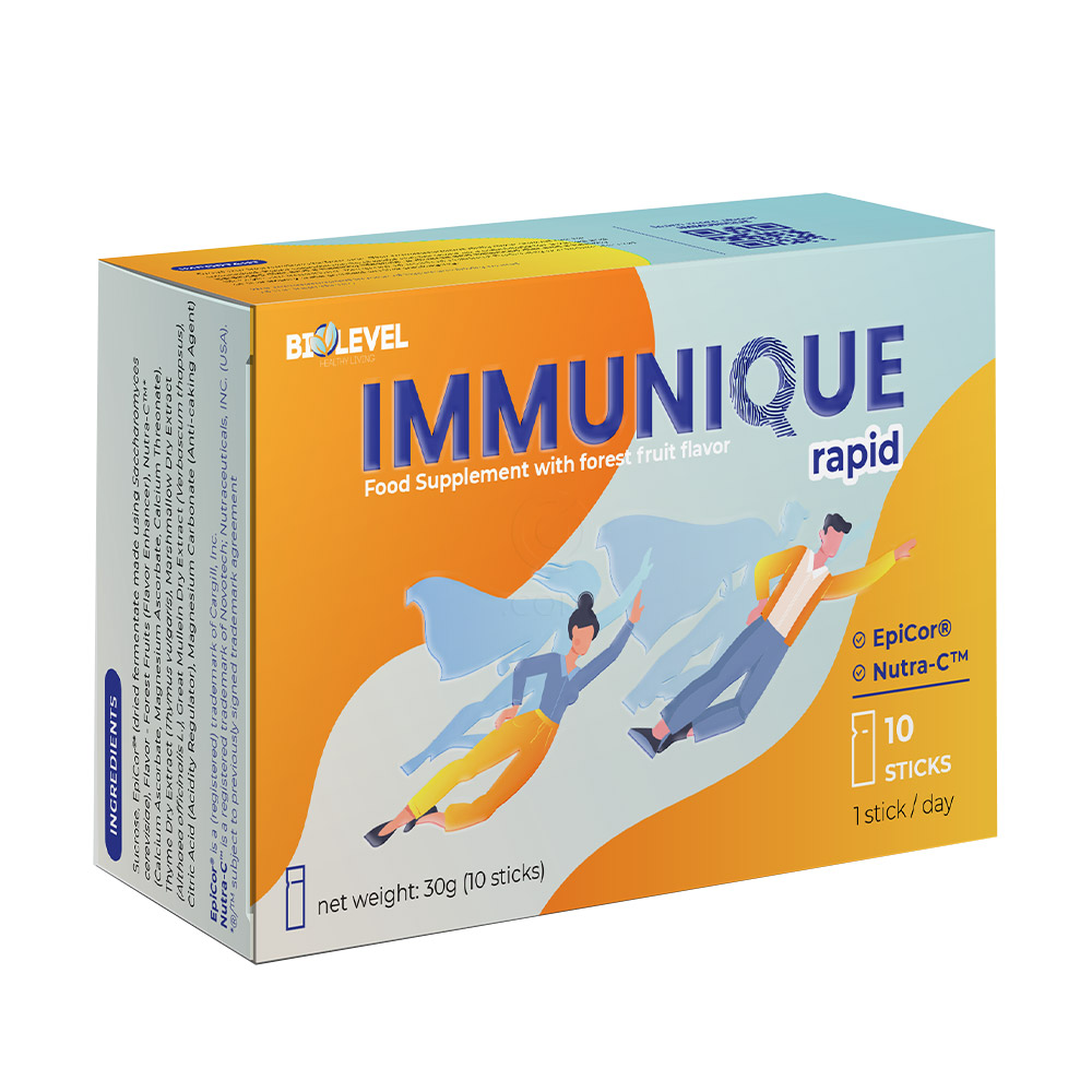 Biolevel Immunique Rapid, prašek v vrečkah (10 x 3 g) | Lekarnar.com