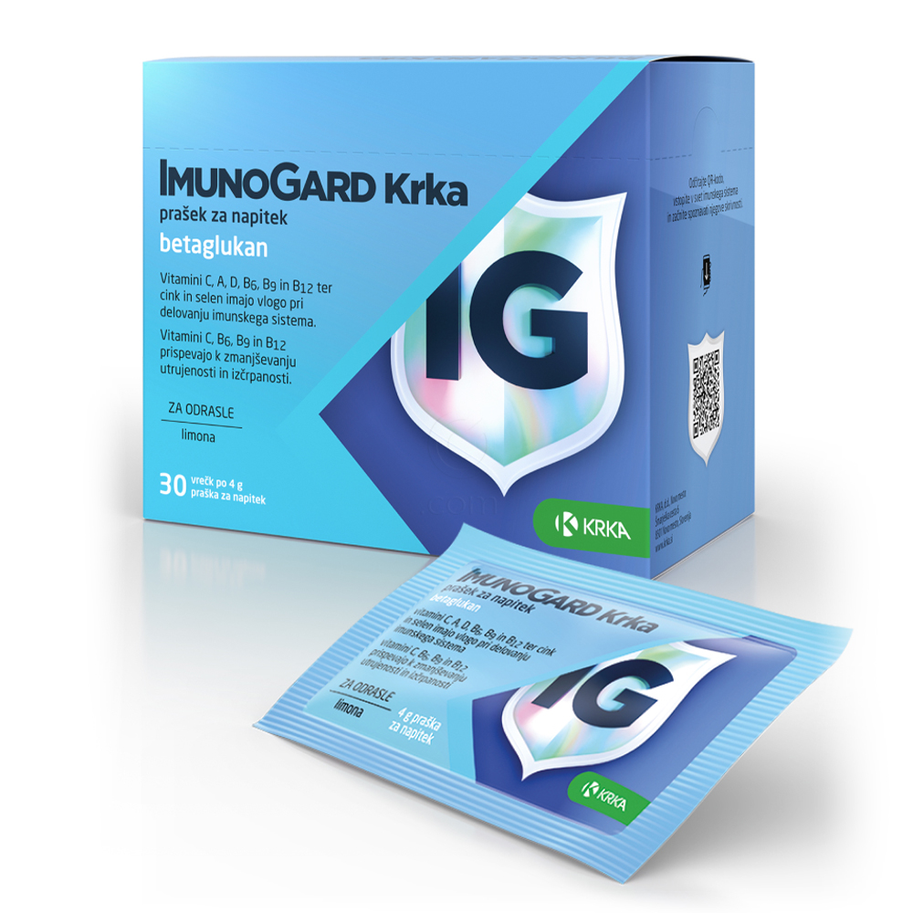 Imunogard Krka, prašek za pripravo napitka - vrečke (30 x 4 g) | Lekarnar.com