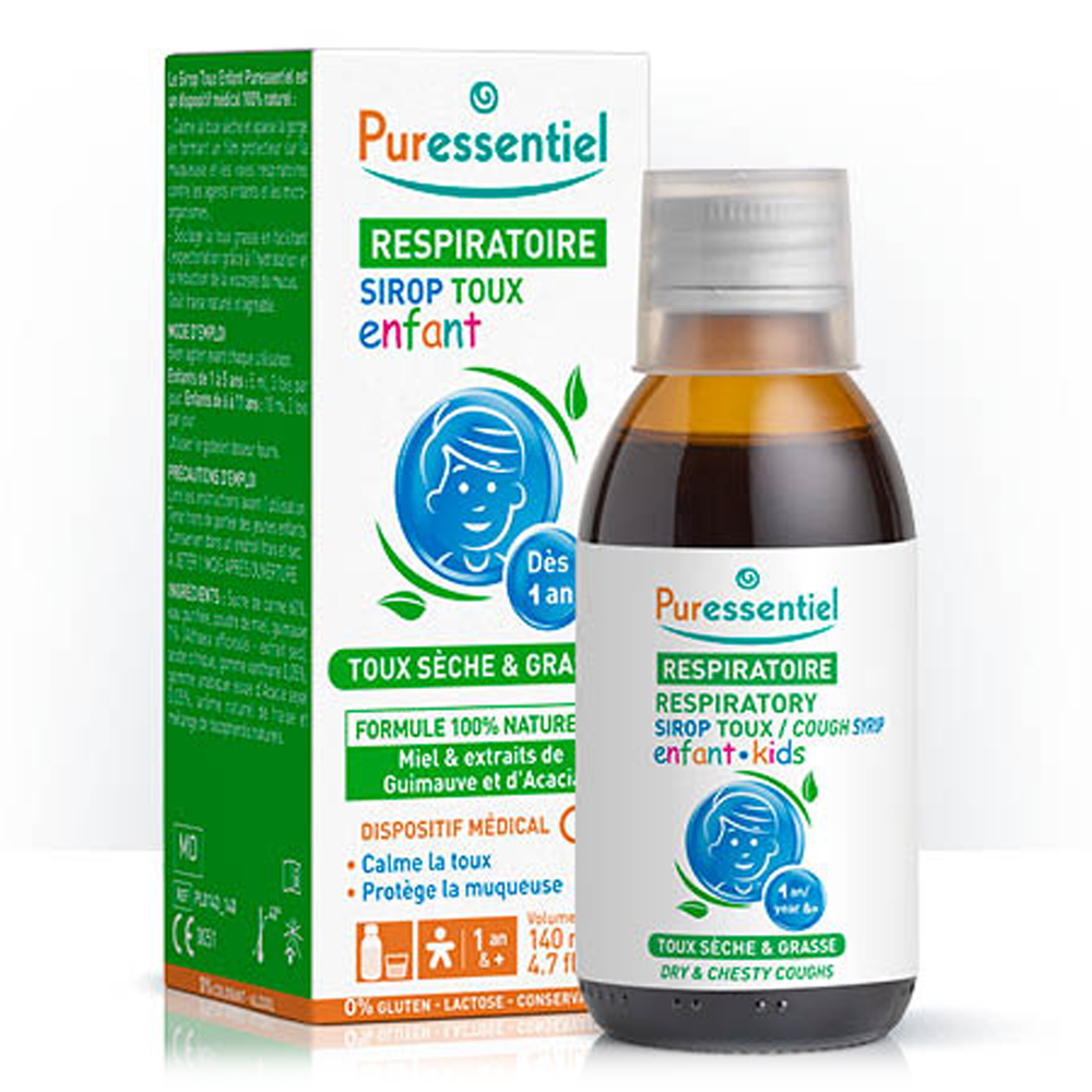 Puressentiel Respiratory, sirup za lajšanje kašlja za otroke (140 ml ...