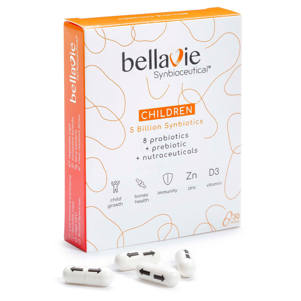 Bellavie Synbioceutical, kapsule za otroke (30 kapsul) | Lekarnar.com