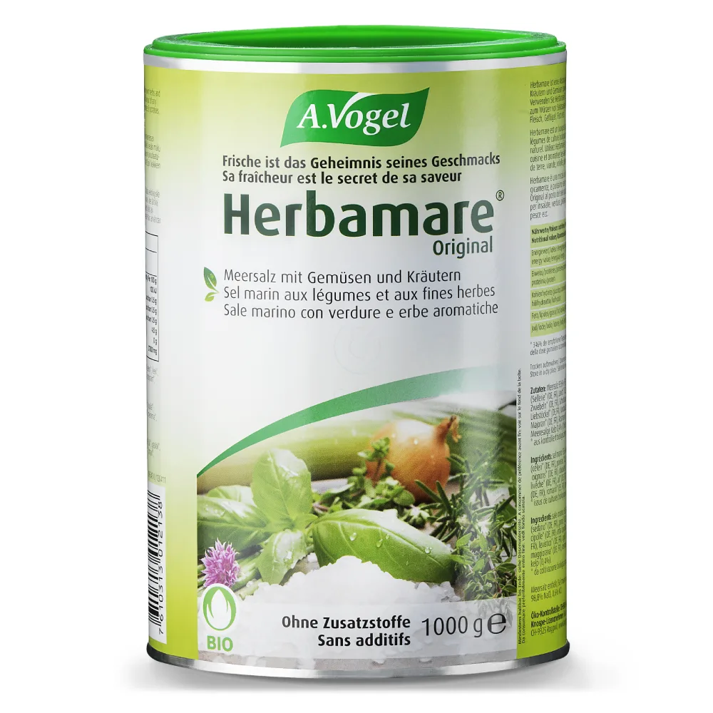 Herbamare Original, zeliščna morska sol (1000 g) | Lekarnar.com