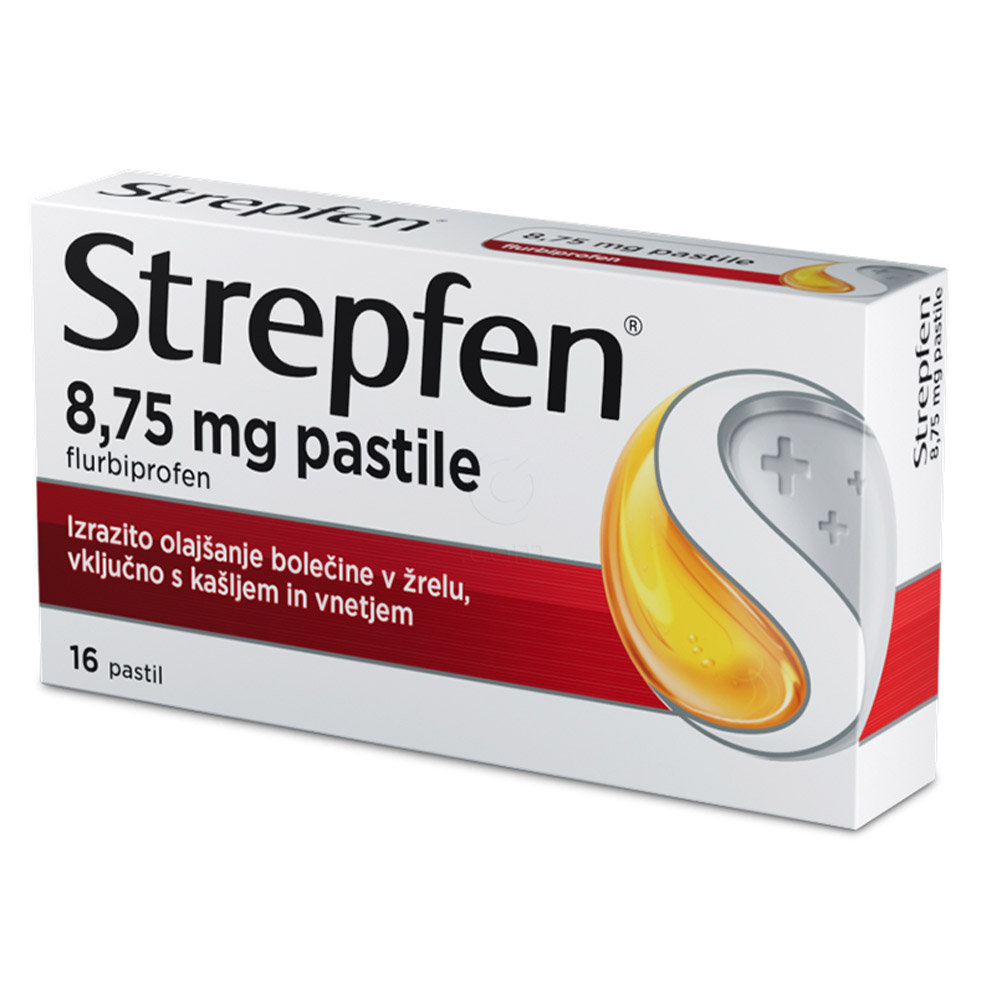 Strepfen 8,75 mg, pastile (16 pastil) | Lekarnar.com
