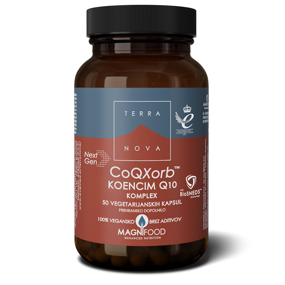 Terranova CoQXorb Koencim Q10 kompleks, kapsule (50 kapsul) | Lekarnar.com