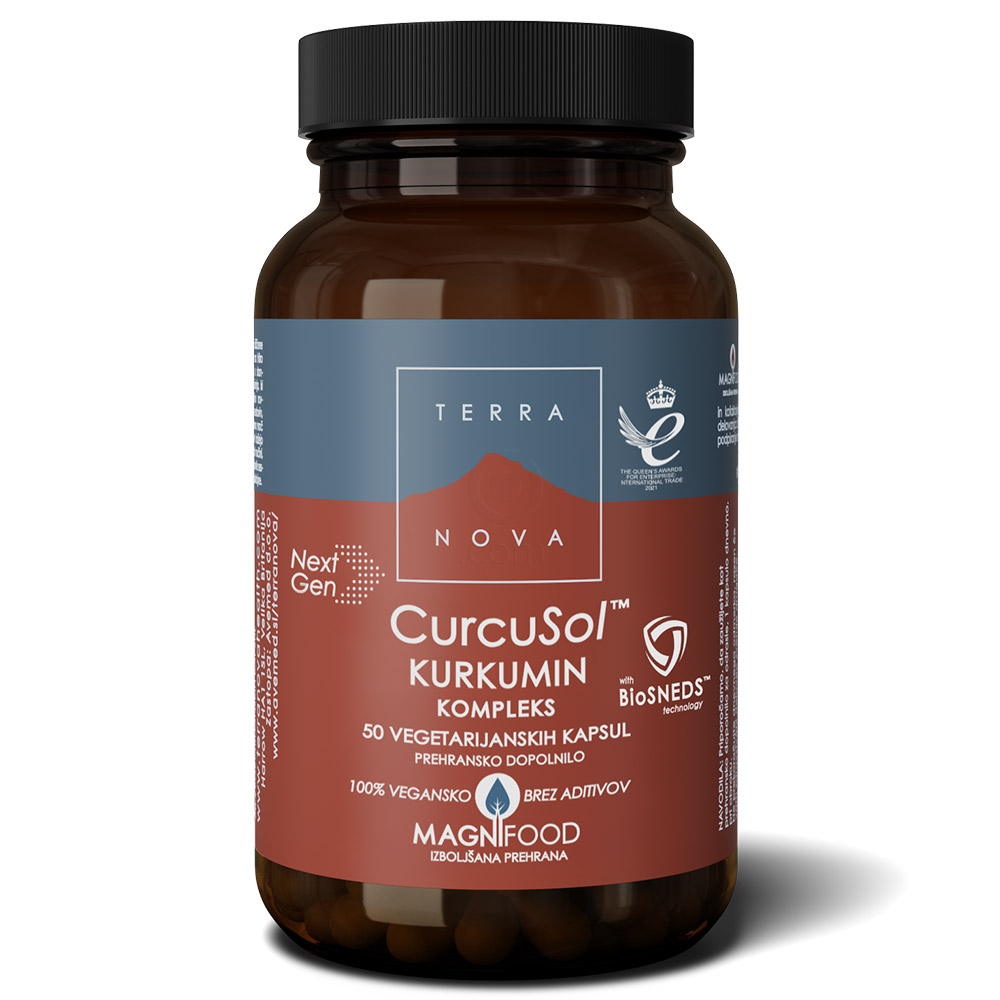 Terranova CurcuSol Kurkumin - Kompleks, kapsule (50 kapsul) | Lekarnar.com